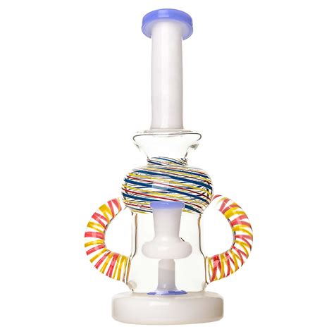 85 Glass Spiral Horns Bong Inhalco