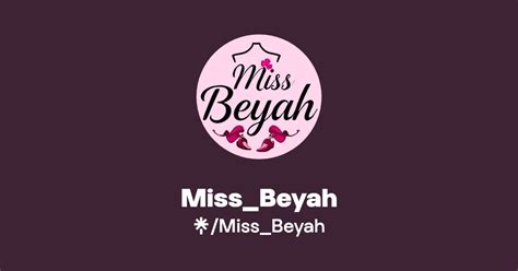 Miss Beyah Instagram Facebook Linktree