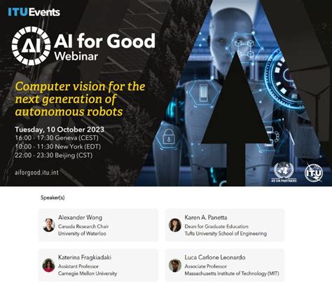 Alexander Wong On Linkedin Ai4good Un Unitednations Robotics Robots Nextgeneration