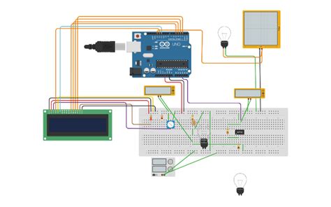 Circuit Design Sensor Interface Tinkercad