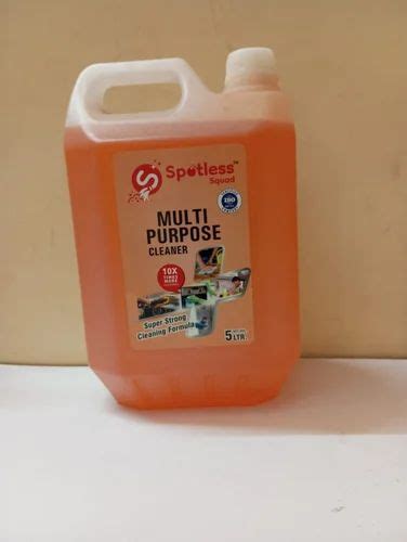 Spotless Squad Multi Purpose Cleaner 5l Rose At Rs 350 Bottle In