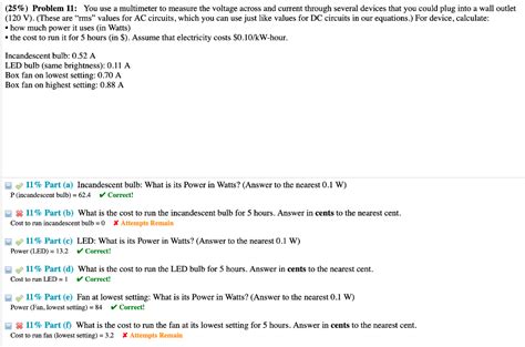 Solved Problem You Use A Multimeter To Measure Chegg