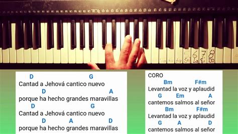 Cantad A Jehov C Ntico Nuevo Teclado Cristiano Acordes M S Ritmo