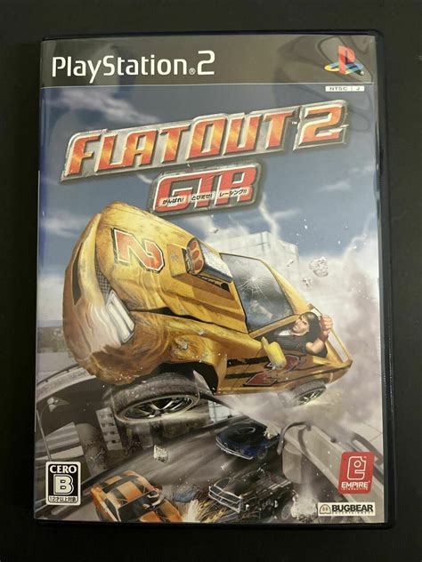Flatout 2 Gtr Playstation Ps2 Ntsc J Japan Konami Game Complete With