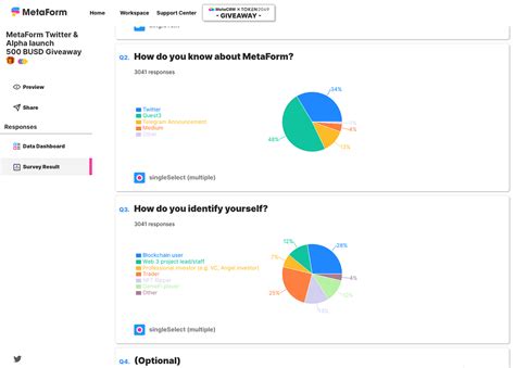 metaform is now live 2 — analyze survey responses by metacrm medium