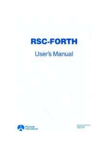Forth Books And Online Documentation