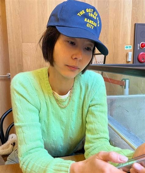김나영 ♥마이큐가 찍어줬나 남친 앞에서 수줍은 미소