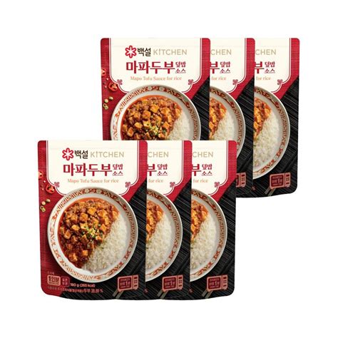 백설 마파두부 덮밥 소스 180g X6개 이랜드몰