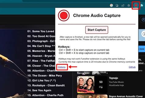 Chrome Audio Capture como usar extensão para gravar áudio do navegador