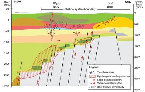 Nnw Sse Cross Section Illustrating The Conceptual Model Including
