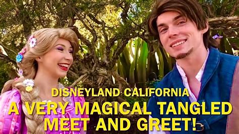Meeting Up With Rapunzel And Flynn Rider An Epic Tangled Meet And Greet At Disneyland Disney