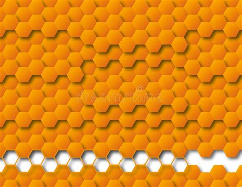 Incomplete Honeycomb Stock Illustration Illustration Of Shadow 110984068