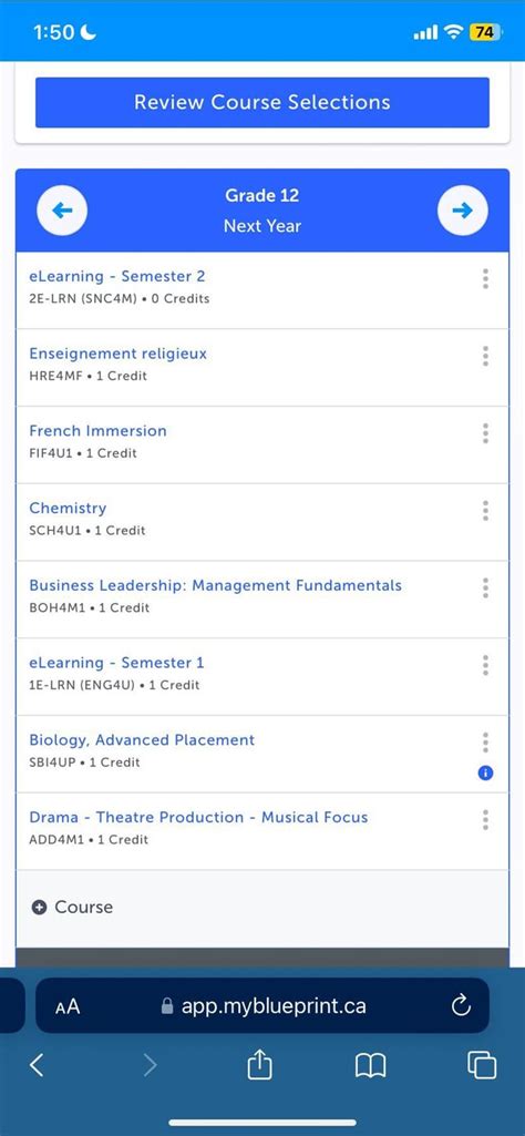 Grade 12 Course Selection R Ontariograde12s