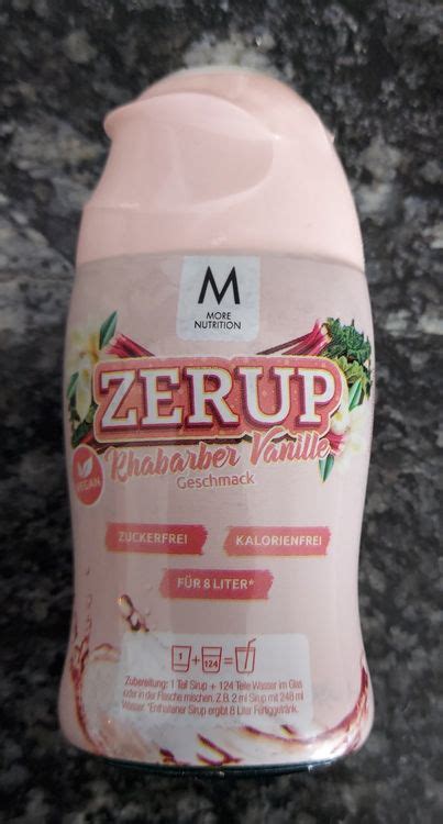 Zerup Rhabarber Vanille Ovp Von More Nutrition Kaufen Auf Ricardo