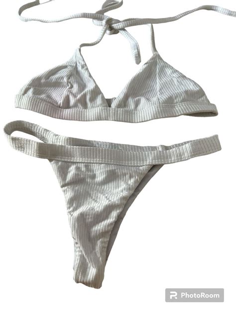 Biquíni Branco Moda Praia Feminina Donabeta Usado 97898779 Enjoei