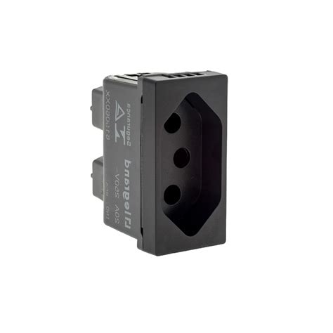 Modulo Tomada Pial Plus 20a Preta Yamamura