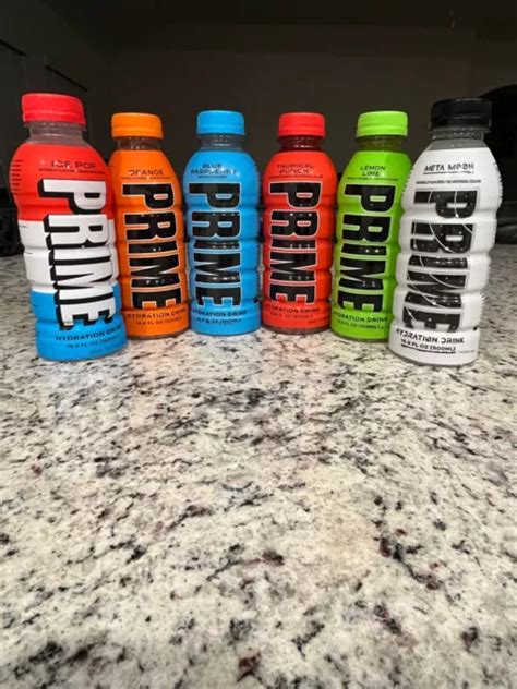 Prime Hydration Drink By Logan Paul X Ksi 6 Flavors 🟠🔵🟢🔴 Fast Shipping