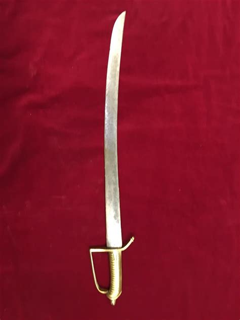 Sabre d infanterie dit briquet modèle de 1767 poignée en laiton
