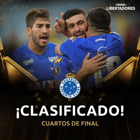 Conmebol Libertadores On Twitter 🏆🇧🇷⚽ ¡a Cuartos Cruzeiro Se