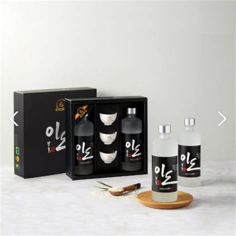 조은술세종 유기농 쌀소주 이도 선물세트 375ml 25도 2본 잔3 홈플러스 택배배송