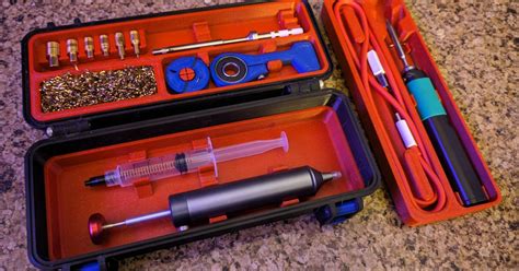 Solder Sucker And Syringe Insert For Rugged Multipart Case V2 By Char Download Free Stl