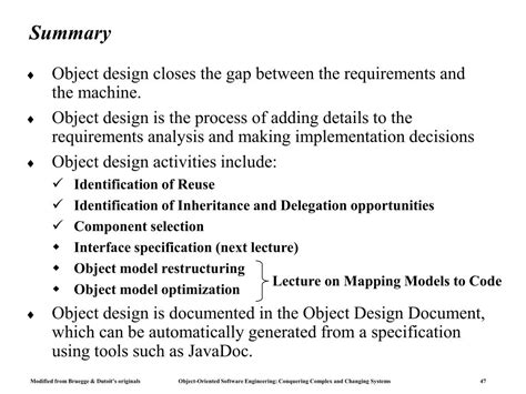 Ppt Chapter 8 Object Design Reuse And Patterns Powerpoint Presentation Id1716701