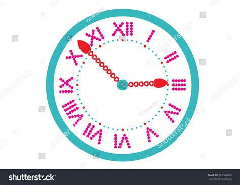 Vector Clock Design Stock Vector Royalty Free 247364056 Shutterstock