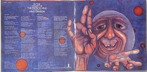 Lot 468 King Crimson Court Of The Crimson King Lp