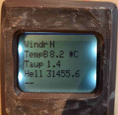 MQTT Weather Display Brunweb