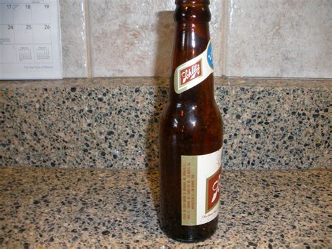 Vintage Little Joe Schlitz 7 Ounce Beer Bottle 1964 To 1969 Year May