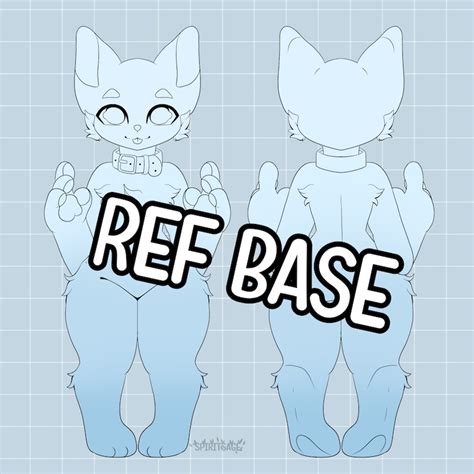Furry Ref Sheet Base Etsy