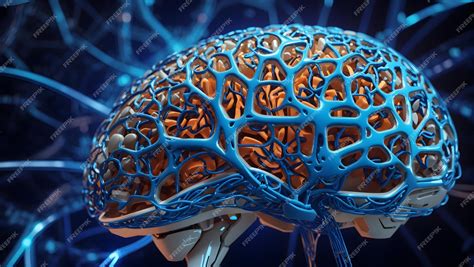 Premium Ai Image A Detailed Illustration Of A Human Brain With Its Complex Neural Networks And