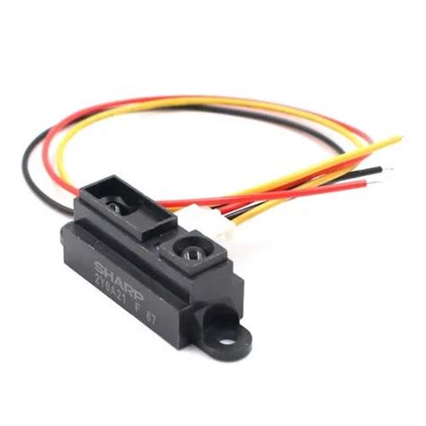 Sensor Infravermelho Sharp 2y0a21 10 A 80cm Baú Da Eletrônica Baú Da Eletrônica