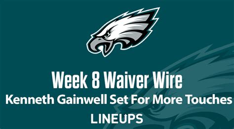 Week 8 Waiver Wire Top Pickups And Adds Increased Work For Gainwell