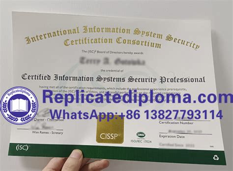 Where Can I Buy A High Quality CISSP Certificate Replicatediploma Com