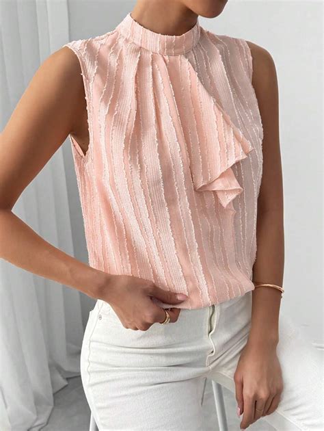 SHEIN Clasi Camisa Casual Feminina Design Em Camadas E Novo Estilo SHEIN PT