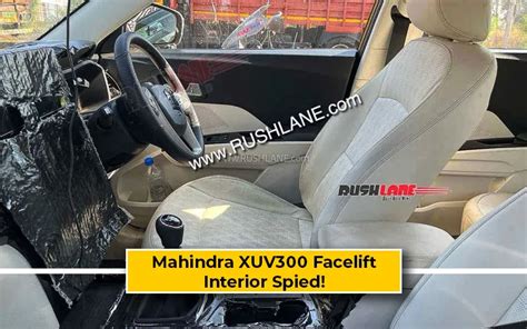 2024 Mahindra Xuv300 Facelift Interior Spied