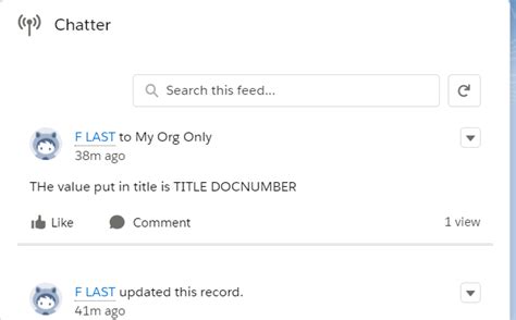 Lightning Aura Components Force Chatter Publisher Not Showing Post