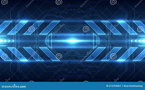 Abstract Vector Futuristic Connection High Speed Digital Technology Concept Background