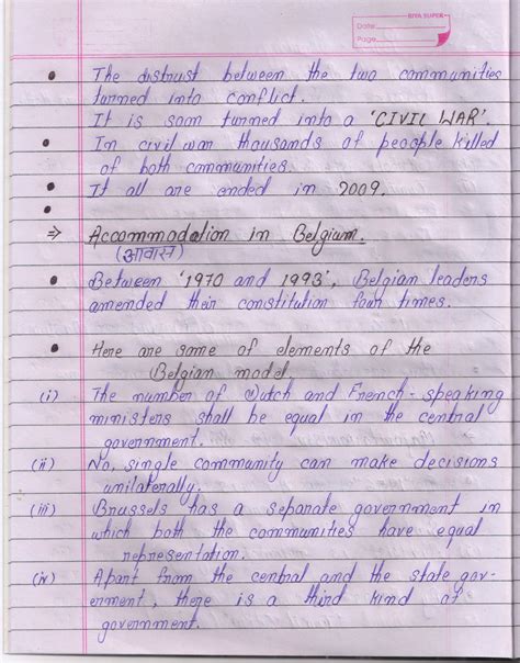 LEARNING NETWORK Class 10th Civics Chapter 1 Power Sharing