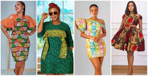 50 Short Gown Ankara Fashion Dresses For Beautiful And Classy Ladies