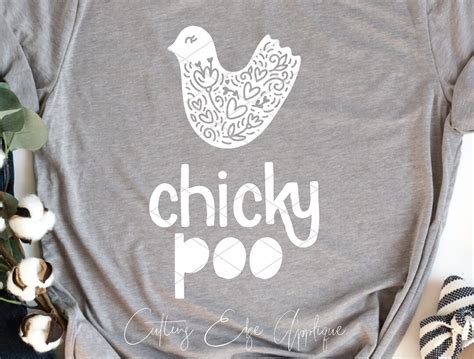 Chicky Poo Svg Cut File Chickie Poo Chicken Easter Dxf Png Cricut File