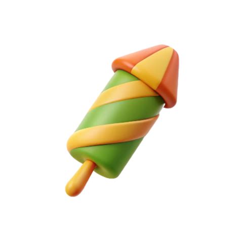 Firework Rocket 3d Graphic 46788131 Png