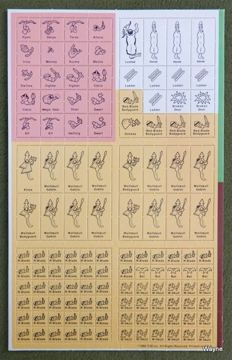 Counter Sheet Wayne S Books