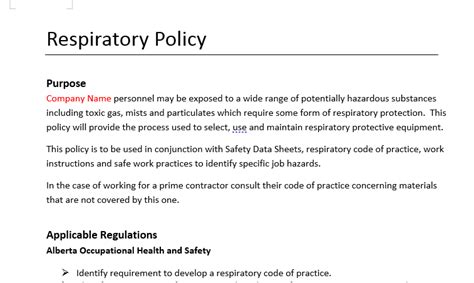 Respiratory Code Of Practice Stallion Safety Training And Swag