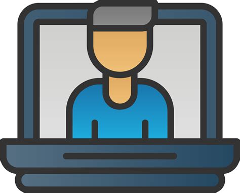 Video Conference Vector Icon Design 16429631 Vector Art At Vecteezy