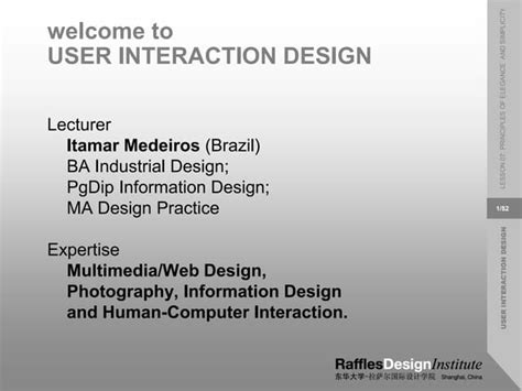 Communication Oriented Interface Design Principles User Interaction