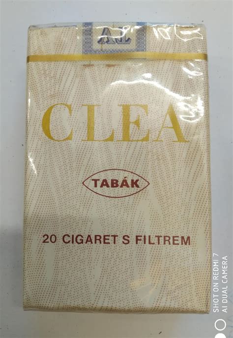 Sbírkové staré retro cigarety Clea ČSSR dvoje zdarma Aukro