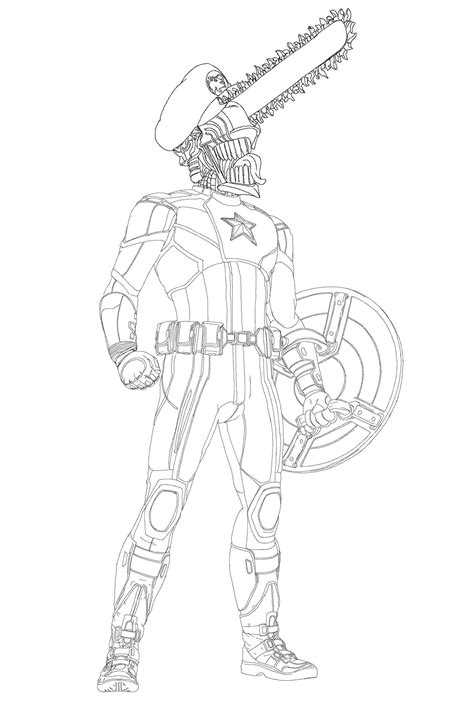Mario Chainsaw Captian America By Inkmoonprincess On Deviantart