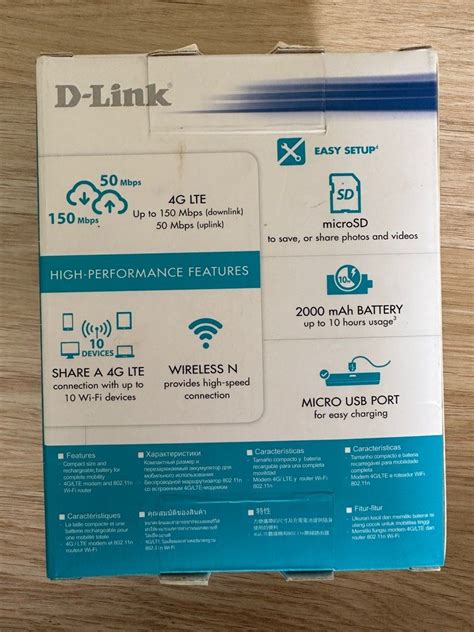 D Link 4g Mobile Router Computers And Tech Parts And Accessories Networking On Carousell